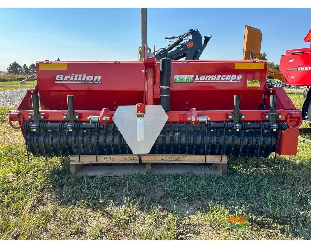 Brillion LSS-6 3-Point and Skid Steer Mount Landscape Seeder, Dual ...